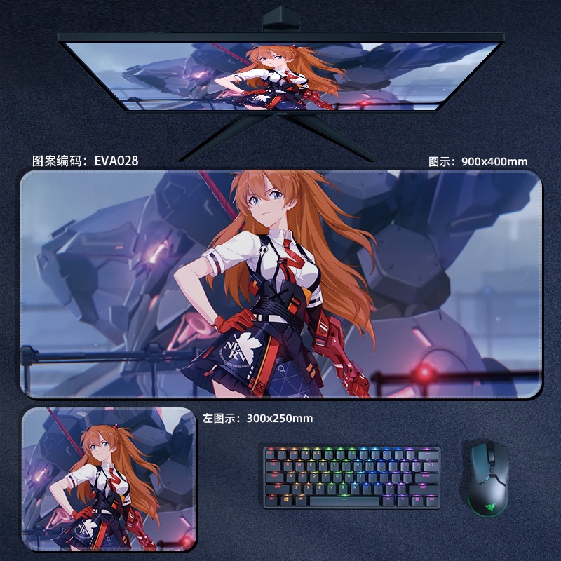 EVA Mouse Pad Neon Genesis Evangelion Laptop keyboard pad EVANGELION-01 ...