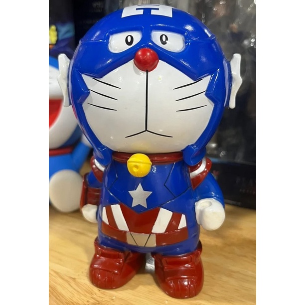 [HÀNG SẴN] MÔ HÌNH DORAEMON COSPLAY CAPTAIN AMERICA 300DRMCP [NOBITA ...