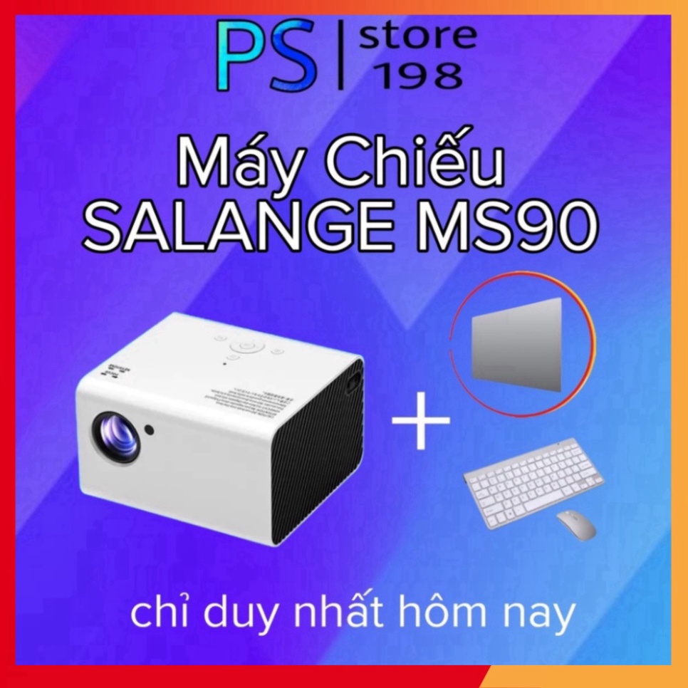 Máy Chiếu Mini SALANGE MS90 full HD 1920x1080 Tích Hợp Hệ Điều Hành ...