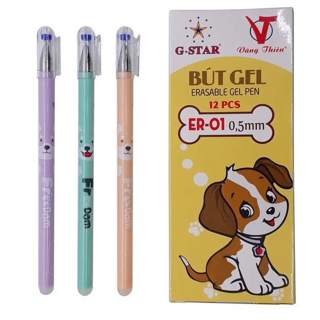 Hộp 12 cây bút viết gel tẩy xoá được Gstar ER-01 / ER01 0.5mm | Shopee Việt Nam