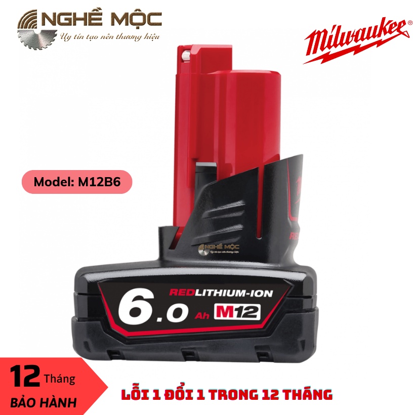 Pin M12 MILWAUKEE 2a, 4a, 6a dòng xả thường, M12B2, M12B4, M12B6 ...