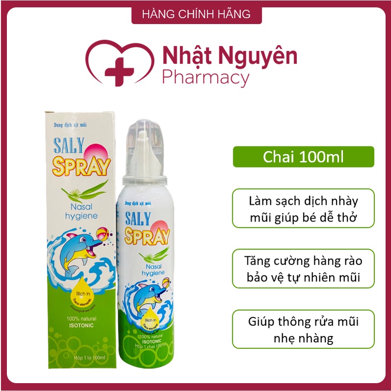 Xịt mũi nước muối biển VNP (Saly) Spray Khuynh Diệp cho bé | Shopee ...