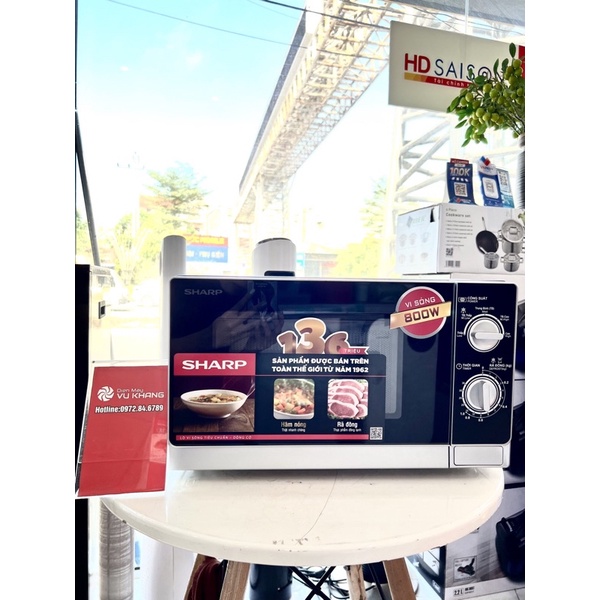 LÒ VI SÓNG CƠ SHARP 20lít Không Nướng R-205VN(S) Chính Hãng Bảo Hành 12 Tháng | Shopee Việt Nam