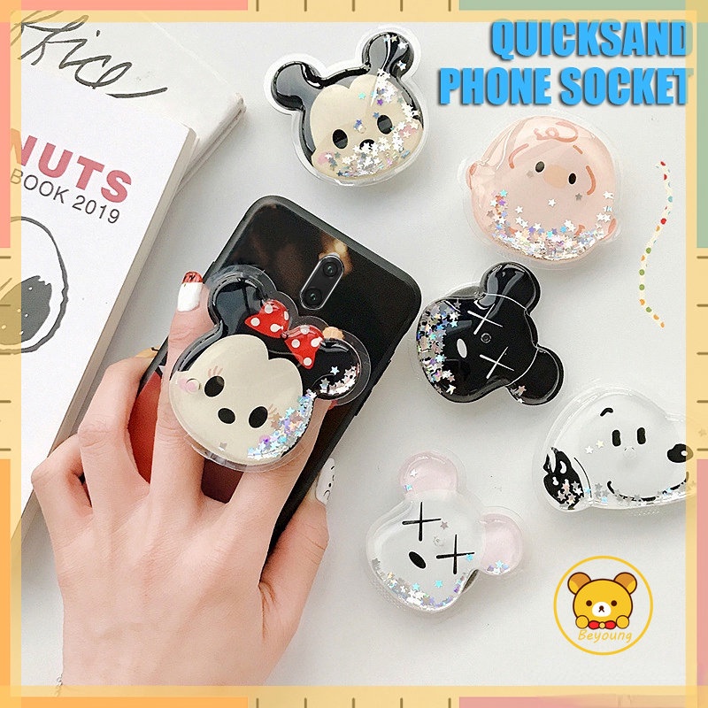 Giá Đỡ Điện Thoại Dạng Lỏng Hình Stitch Stellalou Mickey Minnie Kaws 3D ...