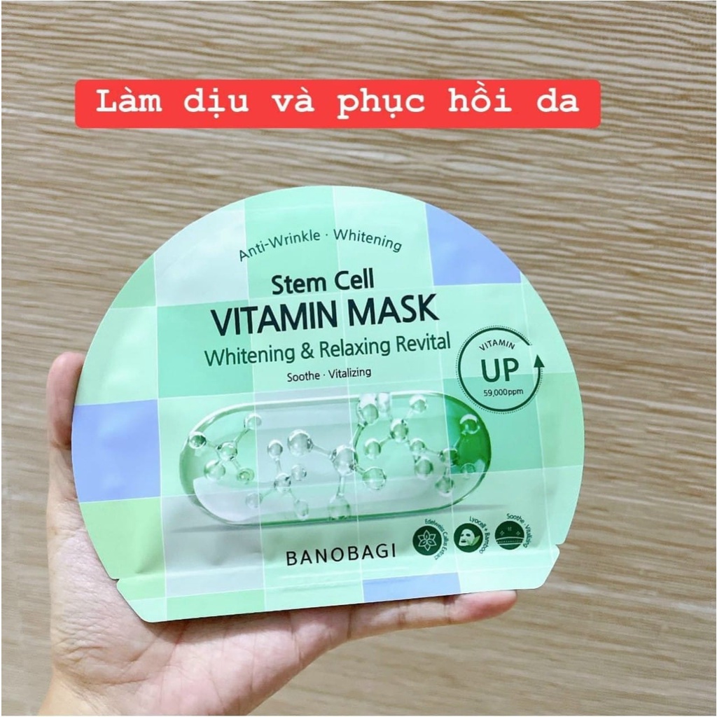 𝐌ặ𝐭 𝐍ạ 𝐁𝐚𝐧𝐨𝐛𝐚𝐠𝐢 𝐒𝐭𝐞𝐦 𝐂𝐞𝐥𝐥 𝐕𝐢𝐭𝐚𝐦𝐢𝐧 - MASK Banobagi (CHÍNH HÃNG 100%) | Shopee Việt Nam