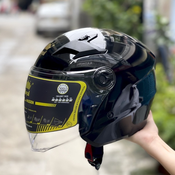 Nón bảo hiểm 3/4 2 kính Royal M268 đủ màu tem - Hàng chính hãng ...