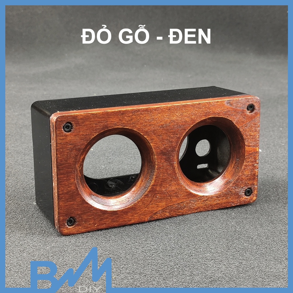 [NGHIỆN LOA] Box loa mini nhựa ABS mặt gỗ ép nhiều màu sắc 130x70x50mm ...