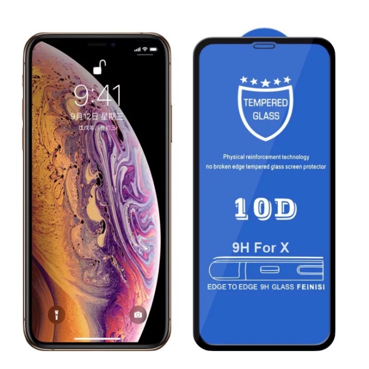 QIANZI Kính cường lực 10D thích hợp cho iPhone 14 12 pro Max plus 14 13 12 pro 12 11 XR SE2020 7 ...