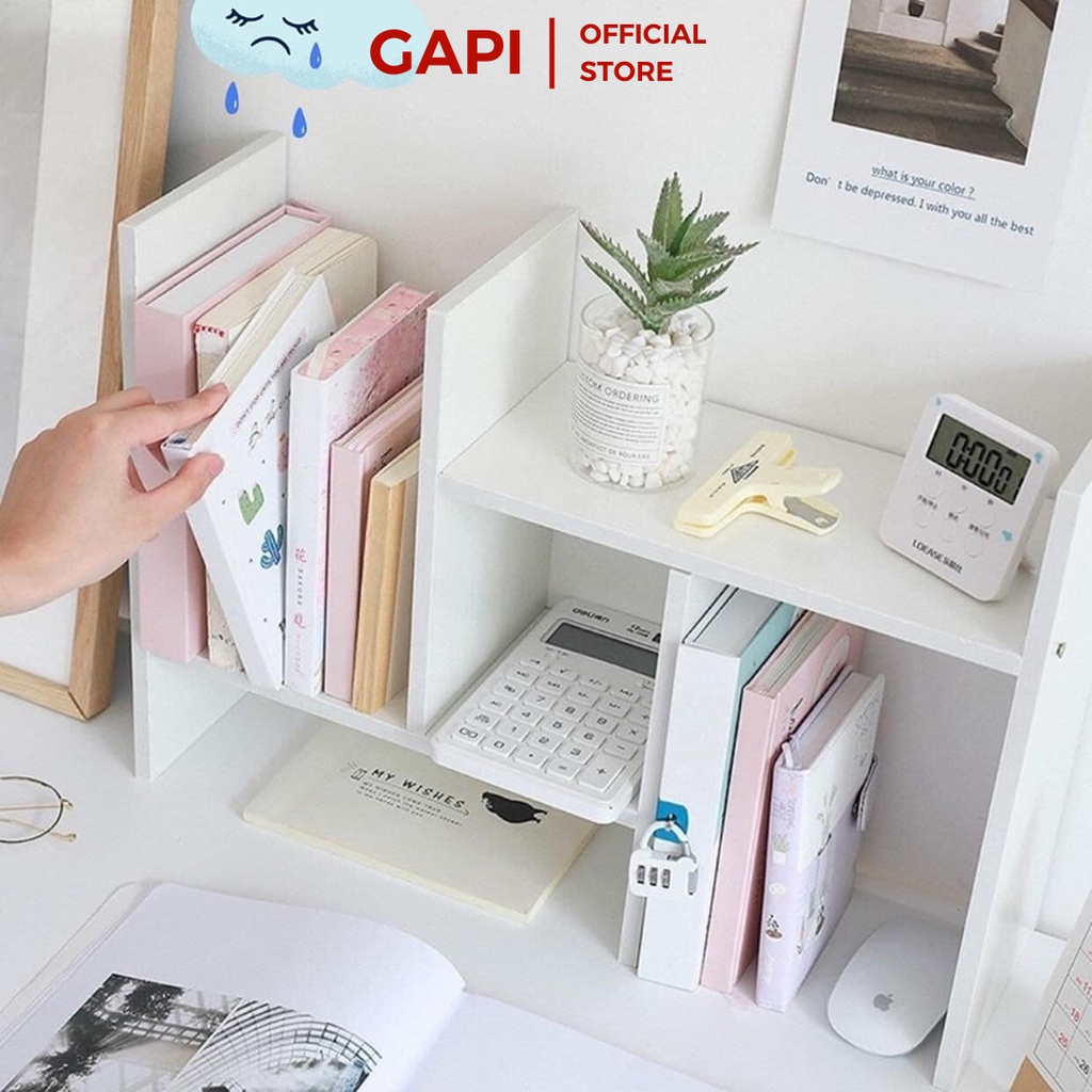 Kệ sách gỗ để bàn thương hiệu Gapi - GP62 | Shopee Việt Nam
