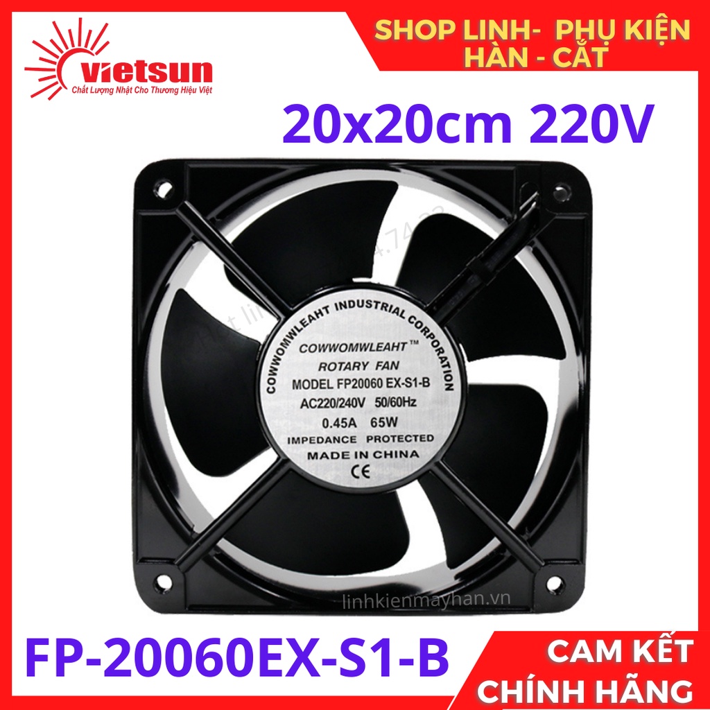 Quạt tản nhiệt FP-20060EX-S1-B, quạt làm máy máy hàn FP20060 | Shopee Việt Nam