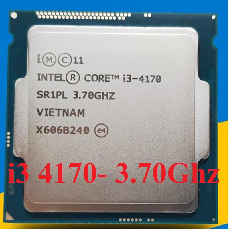 Bộ vi xử lý INTEL CORE i3 4170, 4150, 4160, 4130. Tặng keo tản nhiệt ...