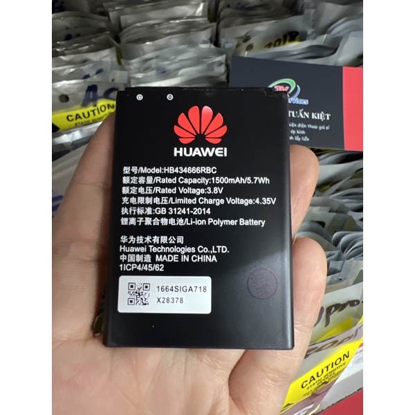Pin Huawei HB434666RBC/ Pin Huawei Wifi ( 1500 mAh ) Dung lượng chuẩn ...