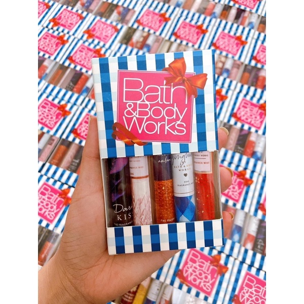Set body Mist chiết mini Bath & Body Works 5 mùi hương ngẫu nhiên bỏ ...
