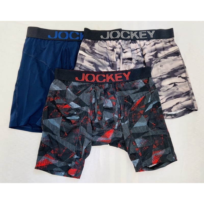 Combo 3pcs quần lót boxer nam Jockey, chất liệu 90%polyester 10%spandex ...