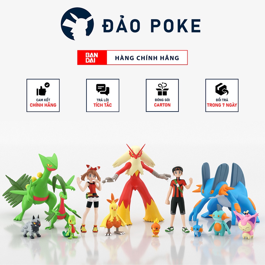 [CHÍNH HÃNG - BANDAI] Bộ sưu tập mô hình Pokemon vùng Hoenn 1/20 ...
