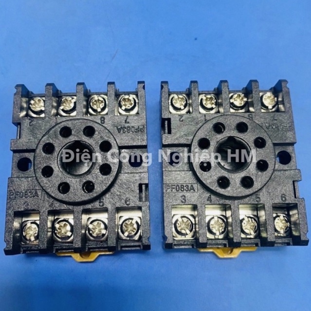 Đế Relay Rơ Le PF083A - Chân Đế Relay Thời Gian PF083A loại 8 chân tròn ...