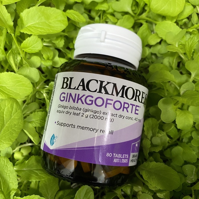 🍀 (Hàng Úc) Date 11/2026 - Viên uống Blackmores Ginkgo Forte 80 viên bổ ...