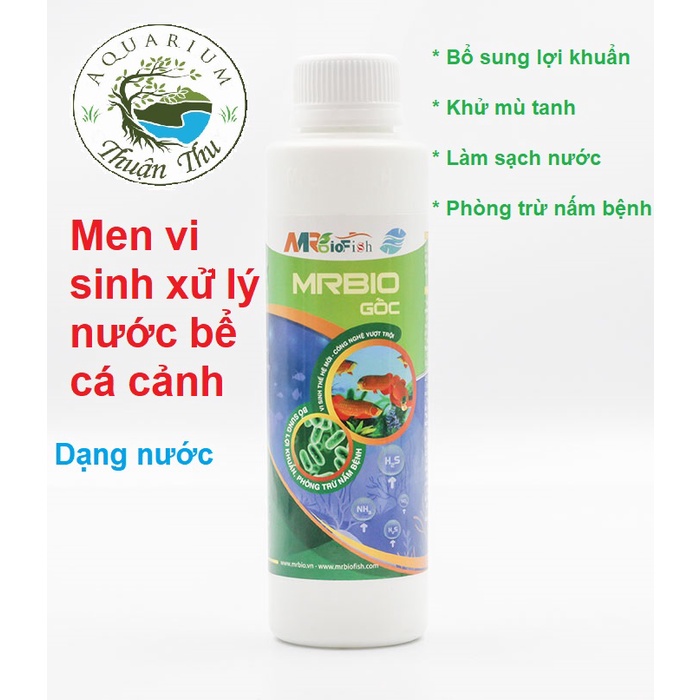 Men vi sinh Mr Bio Fish MRBIO GỐC xử lý nước hồ cá dạng nước 200ml ...