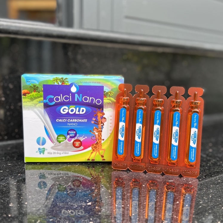 Calci Nano Gold (Hộp 20 ống/10ml) | Shopee Việt Nam