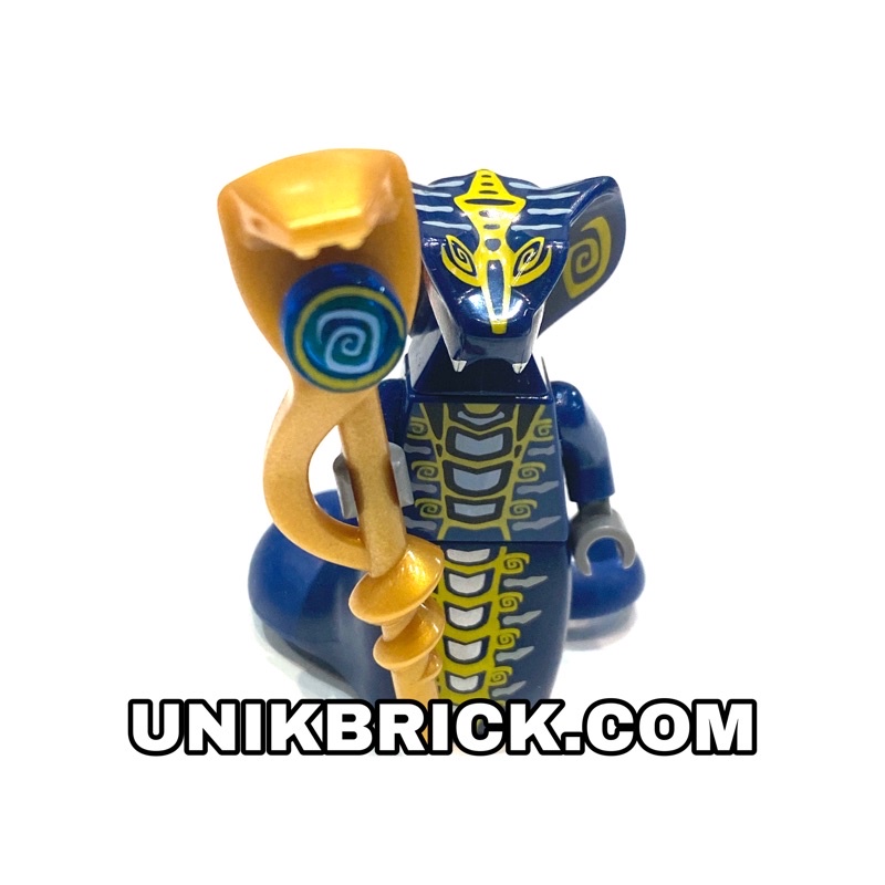 Lego UNIK BRICK Ninjago Skales Rắn xanh dương đuôi dài cầm trượng chính ...