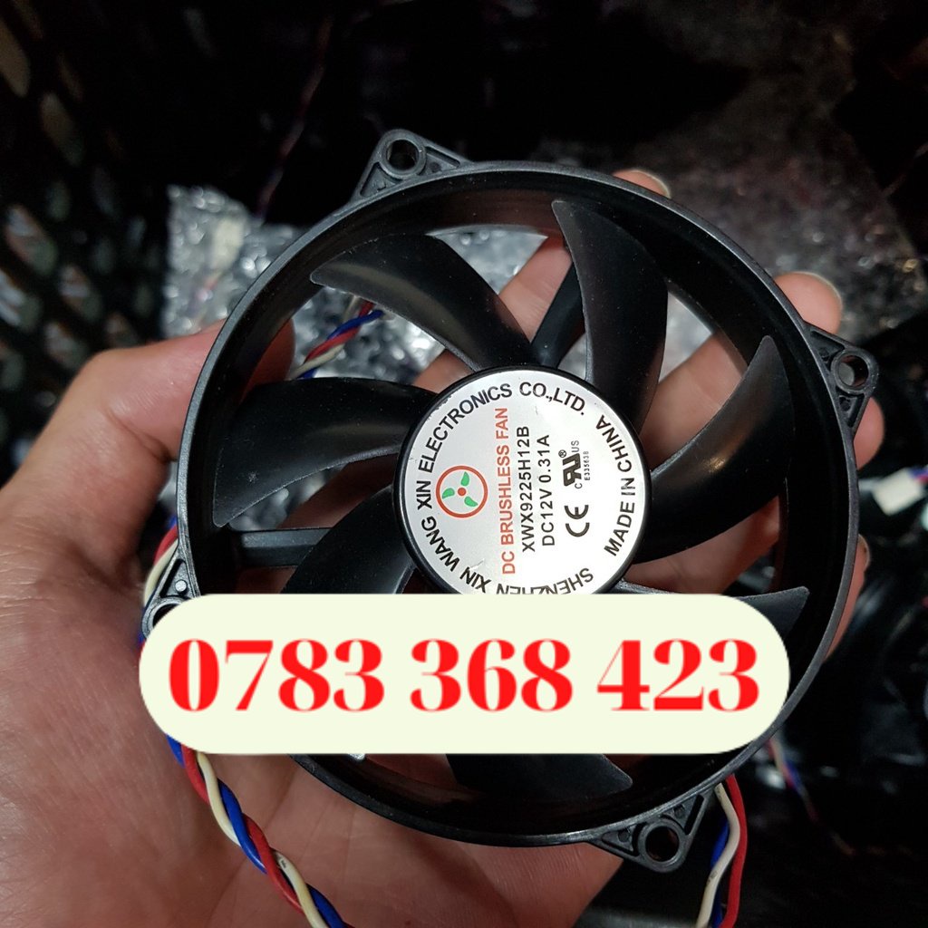 Quạt tản nhiệt 12V 9CM 3000RPM BrushLess 3 dây 4 dây cổng SYSFAN ...