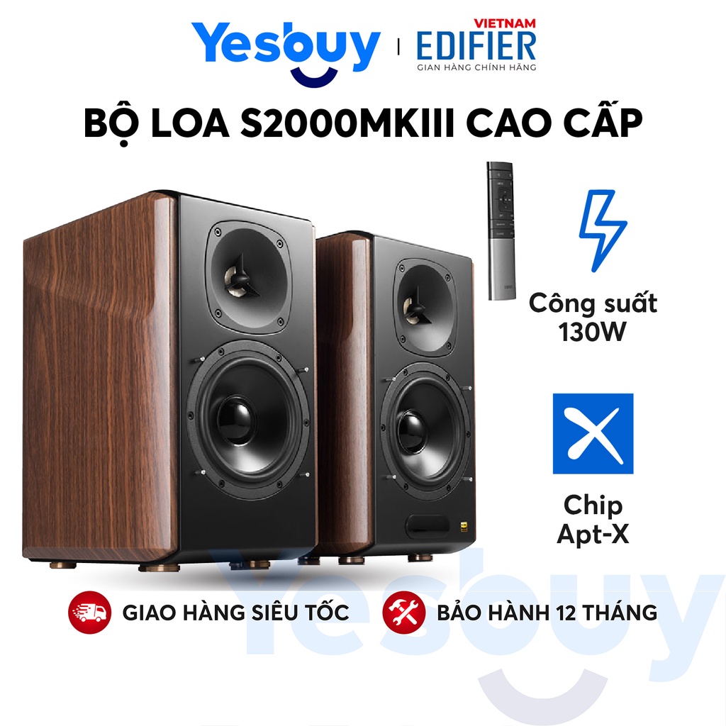 Bộ loa bluetooth Bookshelf Hifi cao cấp EDIFIER S2000MKII - Công nghệ ...