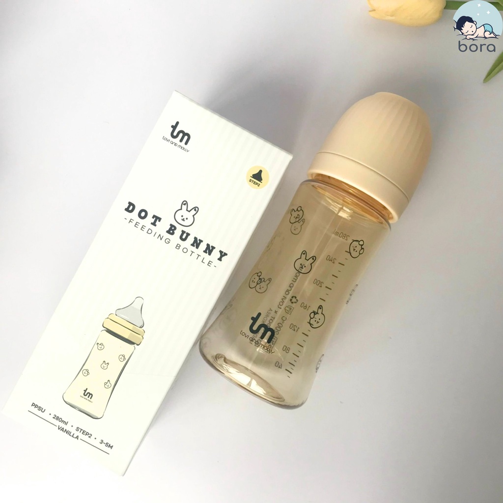 Bình sữa Tovi And Molly DOT RAMI Hàn Quốc 180ml/ 280ml [Cam kết chính hãng] | Shopee Việt Nam