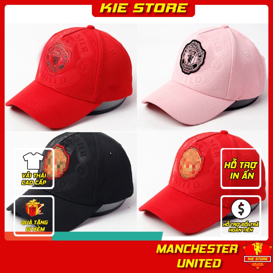 Mũ lưỡi trai cao cấp CLB Manchester United logo thêu và dập nổi_Kie ...