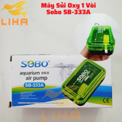 Máy Sủi Oxy Sobo SB-222A SB333A - Máy Sủi Khí Oxi Cho Bể Cá | Shopee Việt Nam