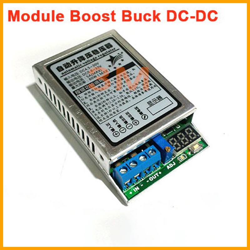 Sản Phẩm Module Boost Buck DC-DC Vin 4.5V-30VDC Vout 0.8V-33VDC 5A 80W ...
