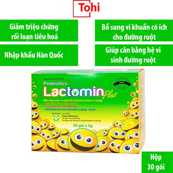 Men Vi Sinh Lactomin Plus hỗ trợ bổ sung lợi khuẩn giúp giảm các triệu ...