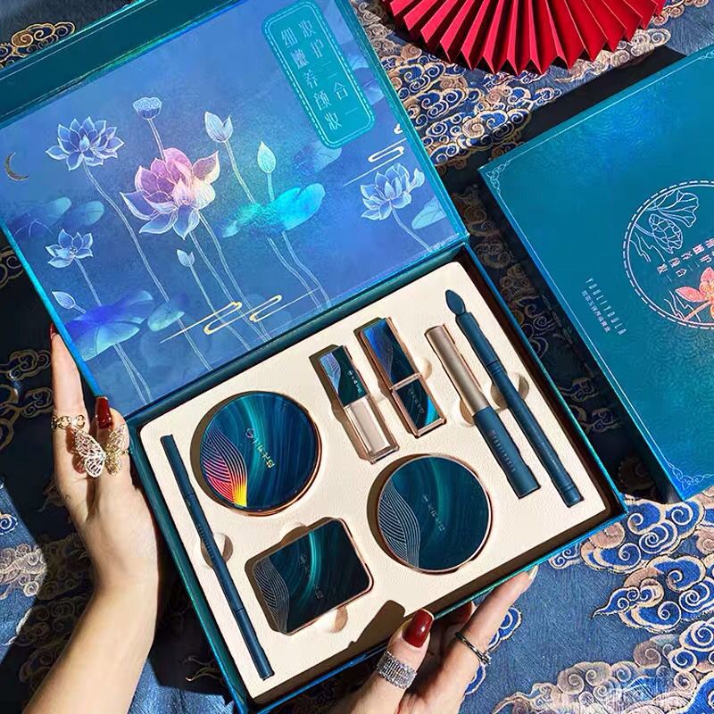 Bộ Trang điểm 8 món Hoa Sen LAMELIA | Shopee Việt Nam