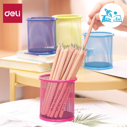 Ống Đựng/Cắm Bút Lưới Deli [Chính Hãng] Bằng Sắt Nhiều Màu sắc 9153 ...