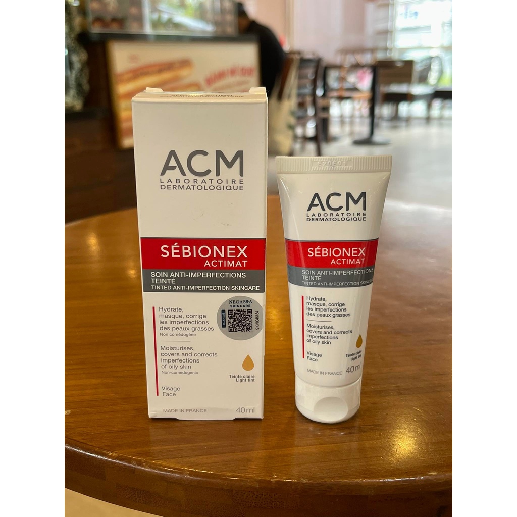 [ĐỌC MÔ TẢ] Kem dưỡng che khuyết điểm cho da mụn và da dầu ACM Sebionex ...