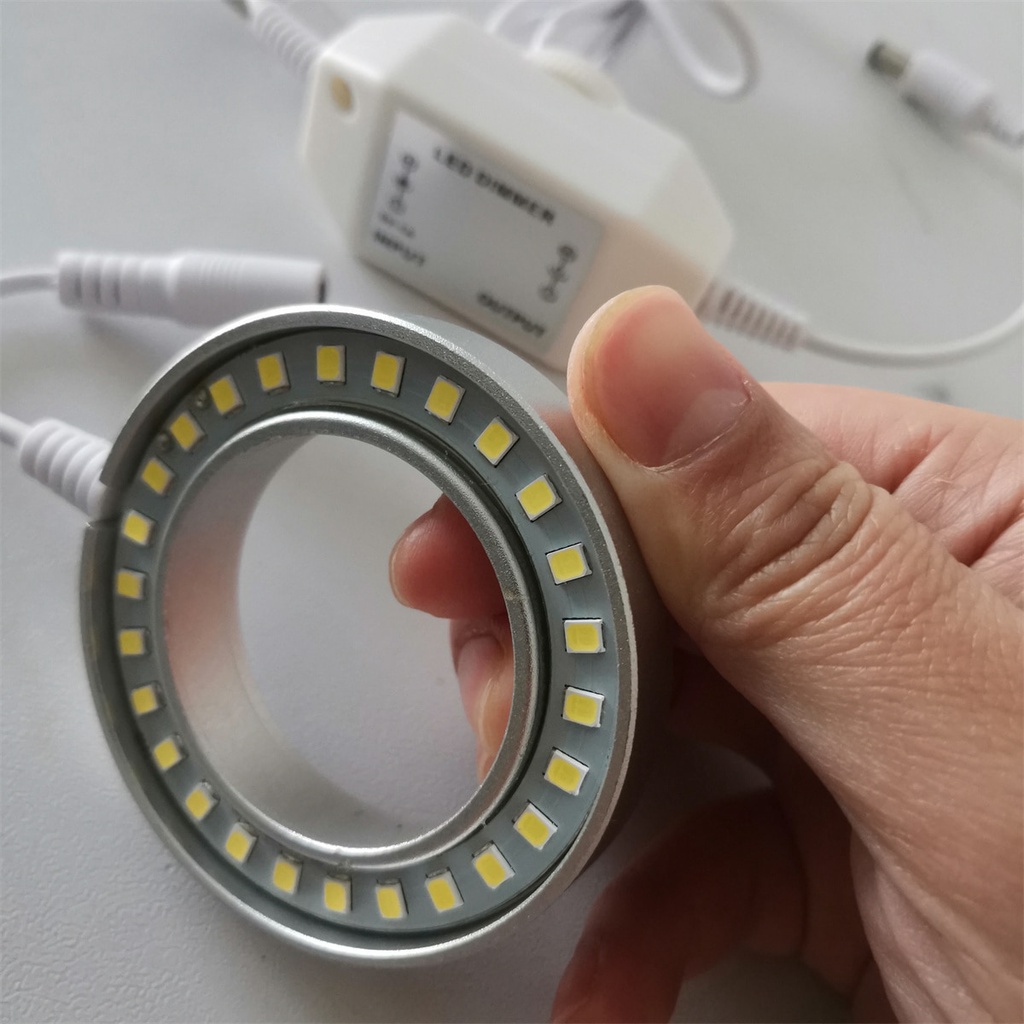 ĐÈN LED KÈM KÍCH CHẮN KHÓI - LED RING LIGHT SOURCE FOR MICROSCOPE ...