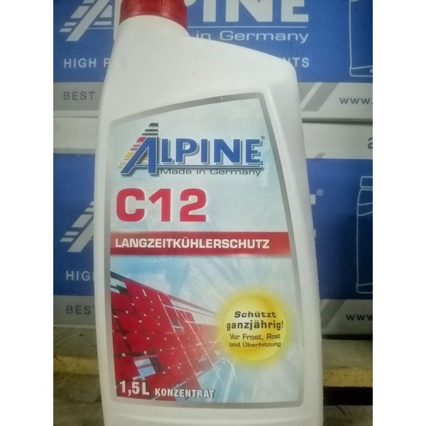 [CHÍNH HÃNG] Nước làm mát động cơ ALPINE C12 chai 1.5L nhập khẩu từ Đức ...