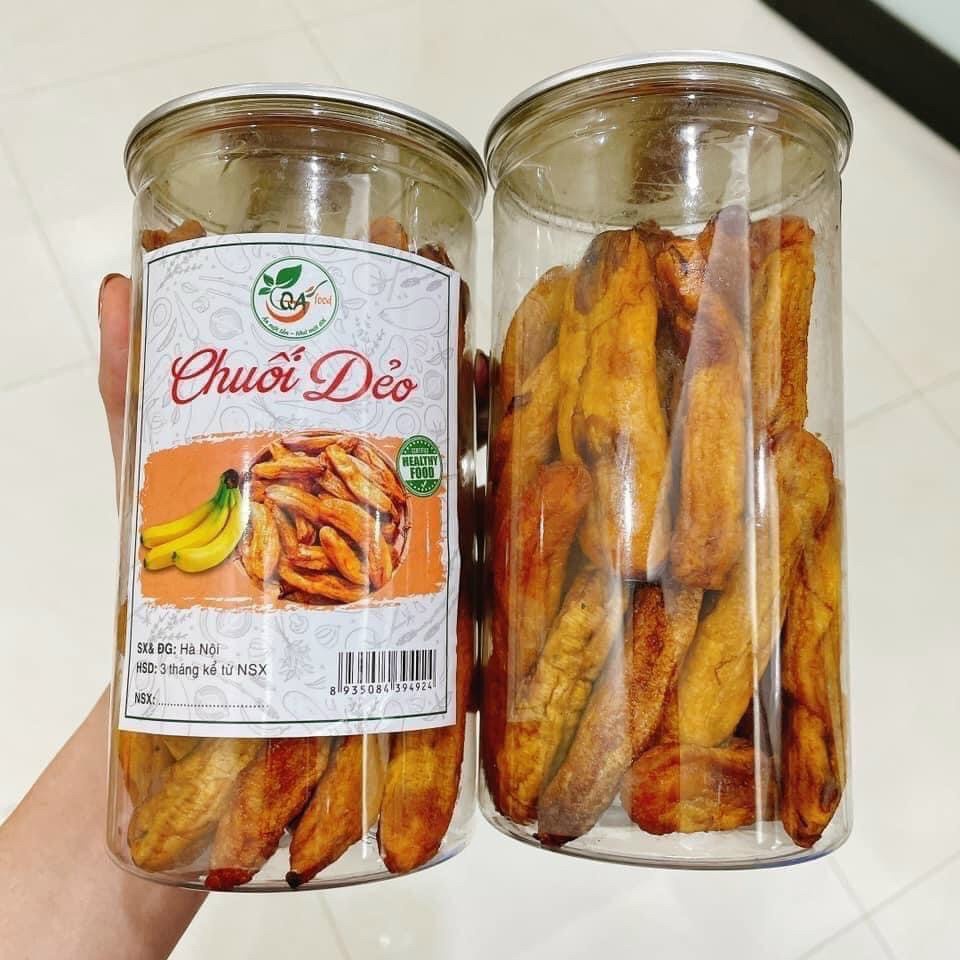 Chuối sấy dẻo không đường đồ ăn vặt tốt cho sức khỏe ăn kiêng, giảm cân (hũ pet 450g) | Shopee ...