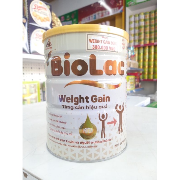 SỮA BIOLAC WEIGHT GAIN ( TĂNG CÂN HIỆU QUẢ CHO TRẺ TỪ 2 TUỔI TRỞ LÊN) | Shopee Việt Nam