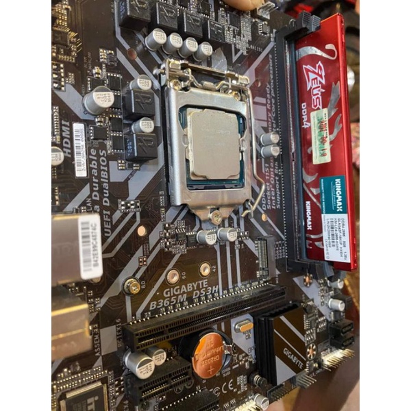Combo Main Gigabyte B365 4 Khe ram CPU I3 8100 Ram Kingmax 8G | Shopee ...