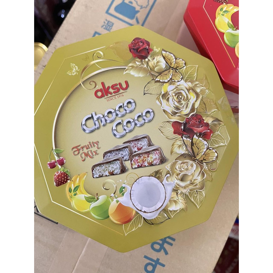 Chocolate AKSU Dừa Trái Cây Thập Cẩm | Shopee Việt Nam