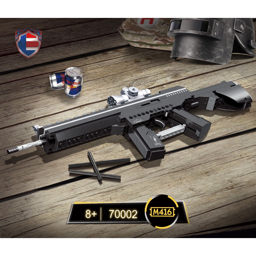 Đồ Chơi Lắp Ráp LEGO Mô Hình Scar Vector MK14 M416 Trong PUBG Và CSGO Model 70002, 70003, 70004 ...