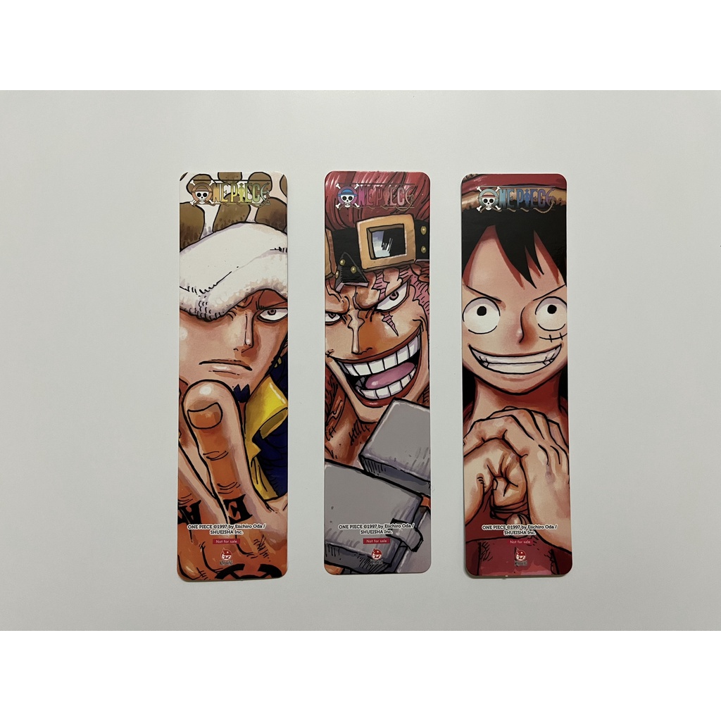 Bookmark One Piece: Luffy, Law, Kid quà tặng Fes - Cofi Festival - NXB ...