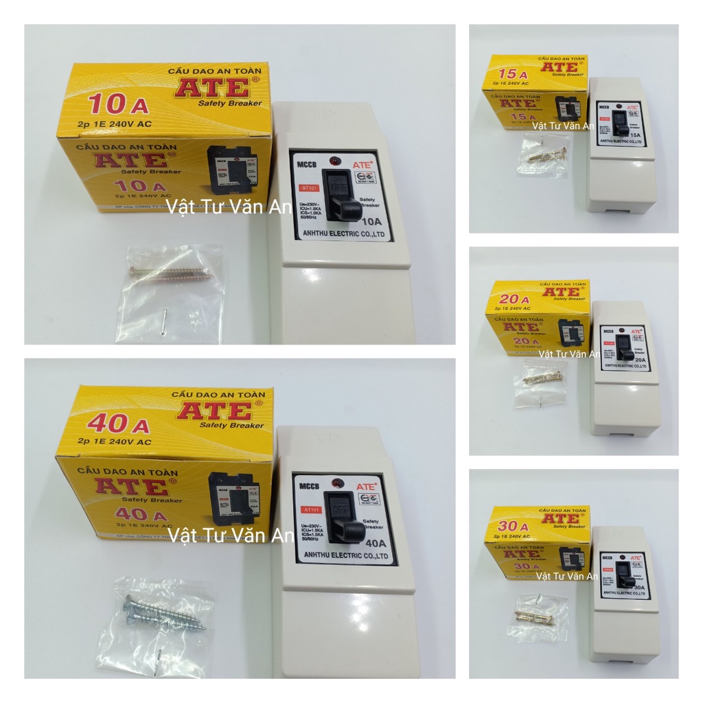 Aptomat an toàn tự động ngắt 10A - 15A - 20A - 30A - 40A | Shopee Việt Nam