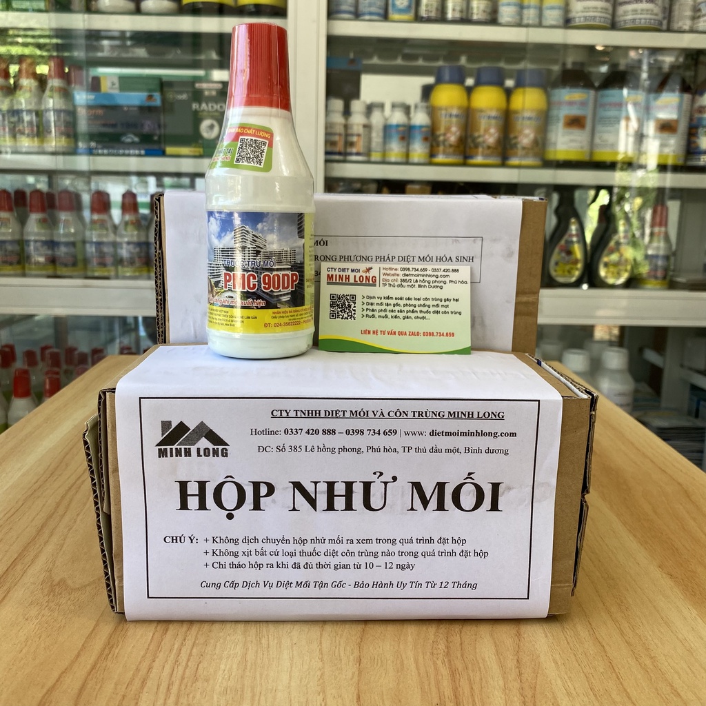 [COMBO] 1 Chai Thuốc Diệt Mối PMC 90DP Và 2 Hộp Nhử Mối - Diệt Mối Tận ...