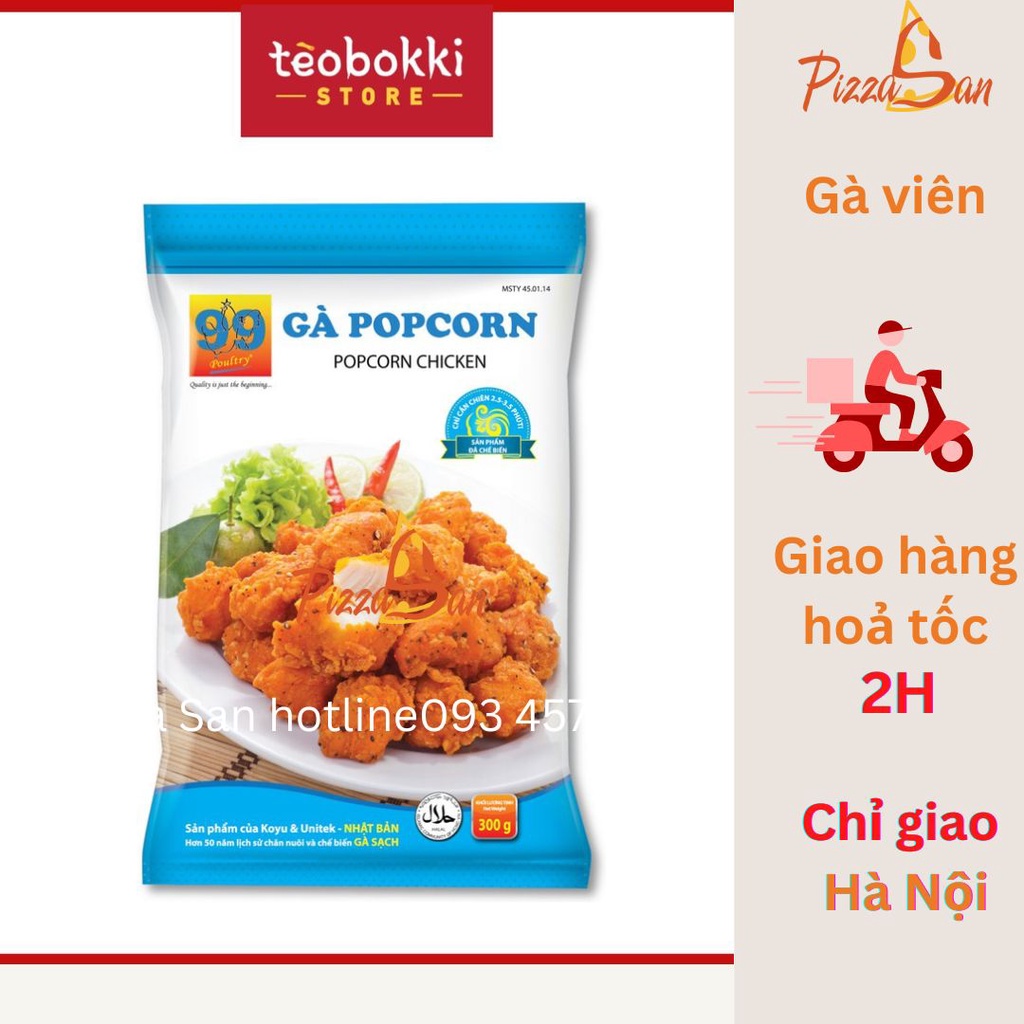 Gà Popcorn 99 gói 300gr tiện lợi (Có thể dùng được cho NCKD) | Shopee ...