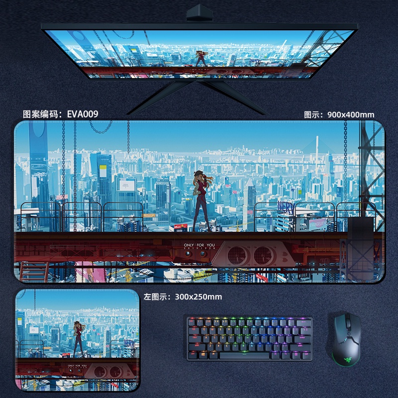 EVA Mouse Pad Neon Genesis Evangelion Laptop keyboard pad EVANGELION-01 ...