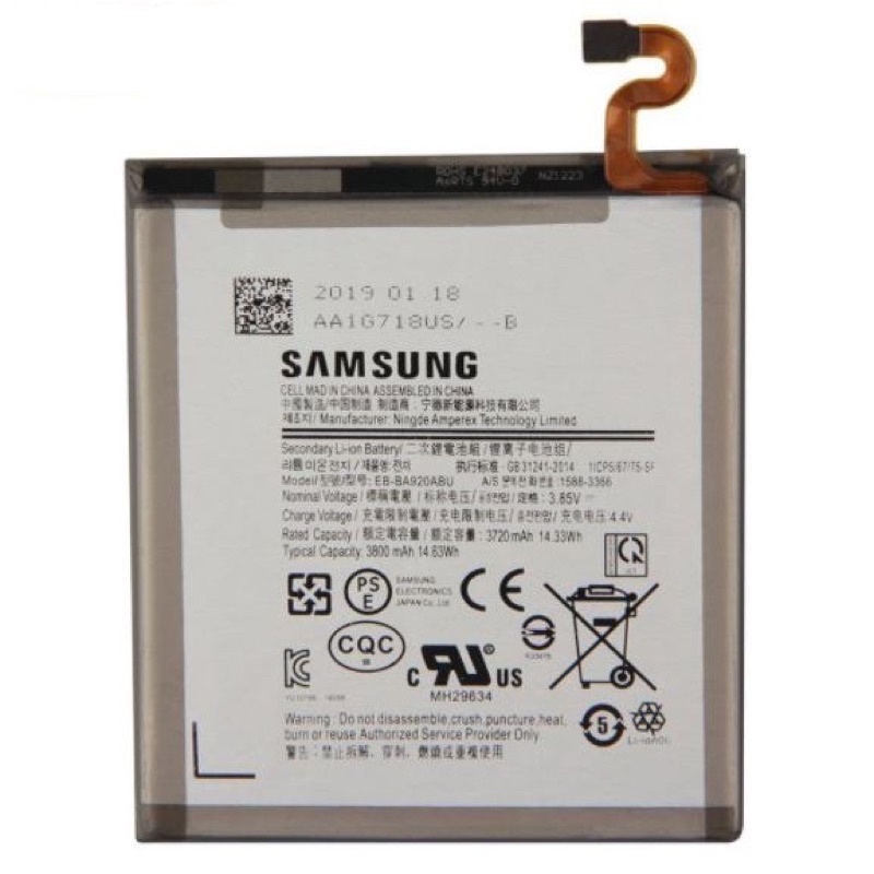 PIN SAMSUNG A920 / A9-2018 / EB-BA920ABU ( LOẠI 1 BẢO HÀNH 6 THÁNG ...