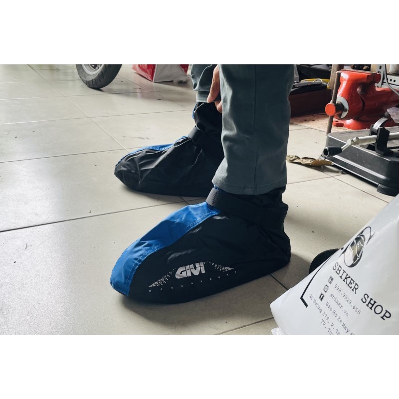 Giày Đi Mưa Givi SC02 Đen - Xanh - Chính Hãng | Shopee Việt Nam