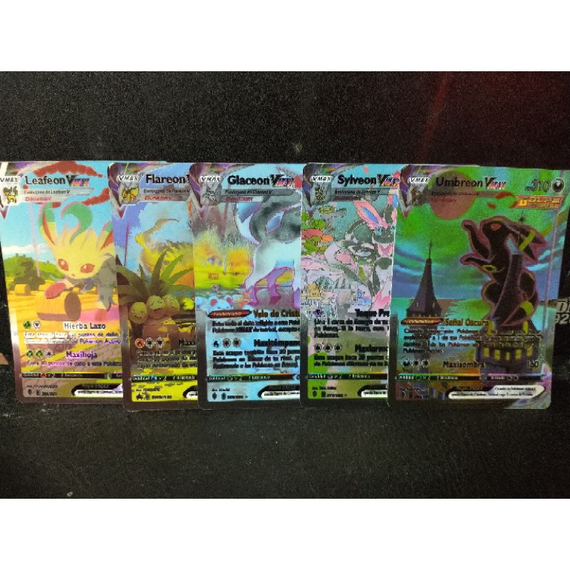 01 Thẻ bài Pokemon Eeveelutions Vmax Alternate Art độc đáo và thú vị ...