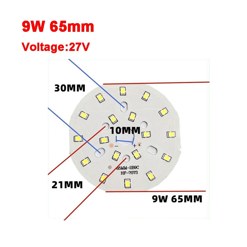 Set 2 Chip Đèn Led Tròn 2835 SMD 3W - 50W 32mm-113mm | Shopee Việt Nam